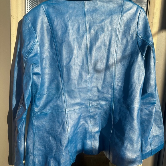Monterey Bay | Jackets & Coats | Monterey Bay Vibrant Blue Leather ...